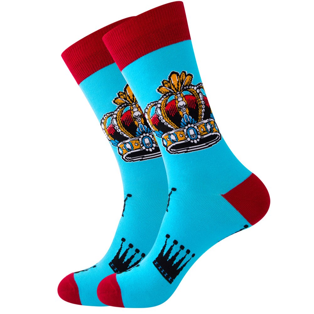 Blue King Crown Socks | Sock Infusions