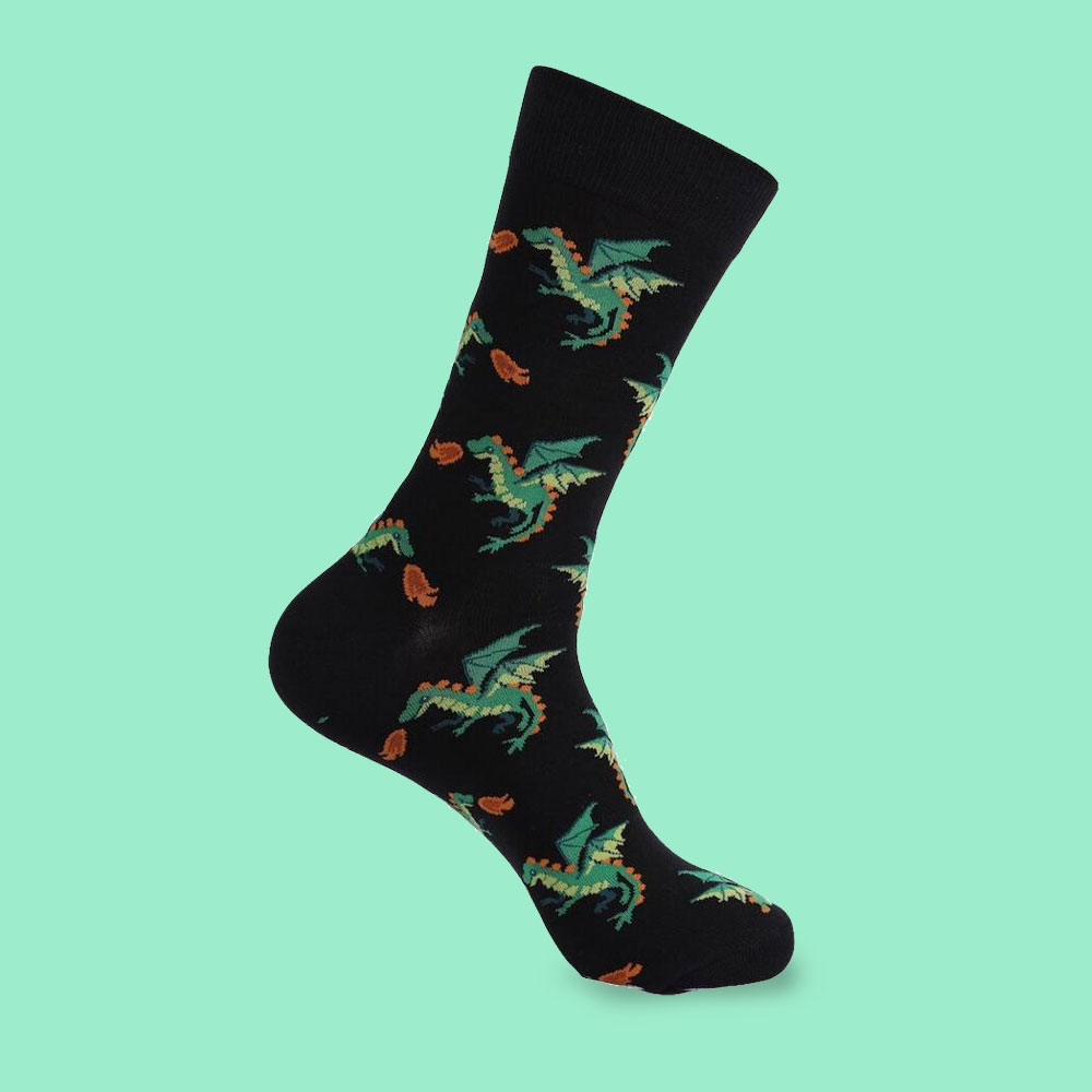 Fiery Dragon Socks – Unleash Your Inner Mythical Beast