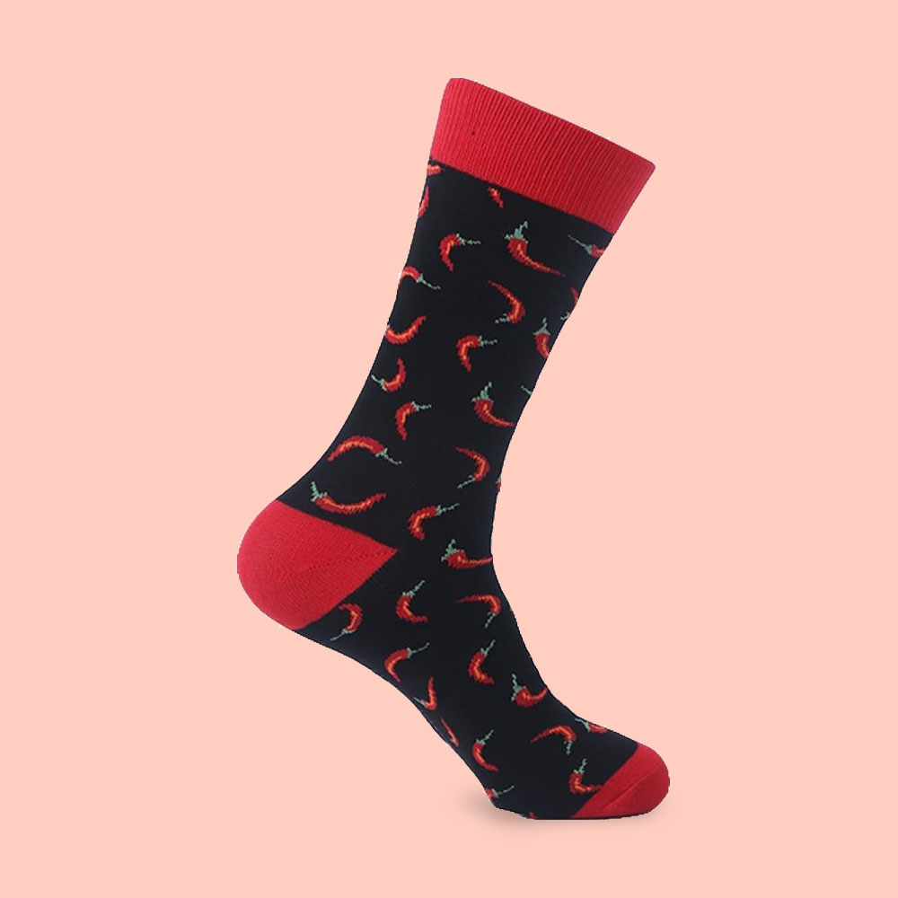 Spice Up Your Style with Red Chili Pepper Socks